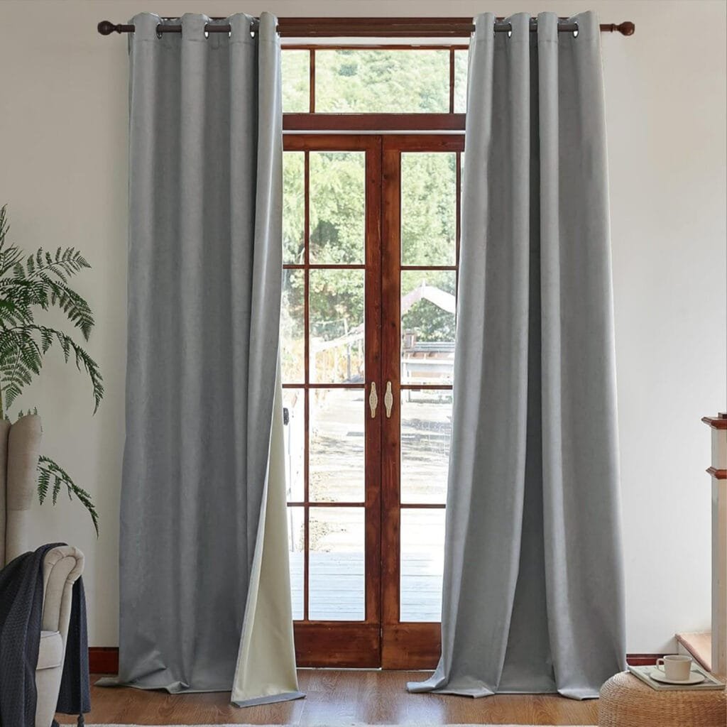 Composite Velvet Curtains – 100% Blackout with Brushed Backing - Dairui ...