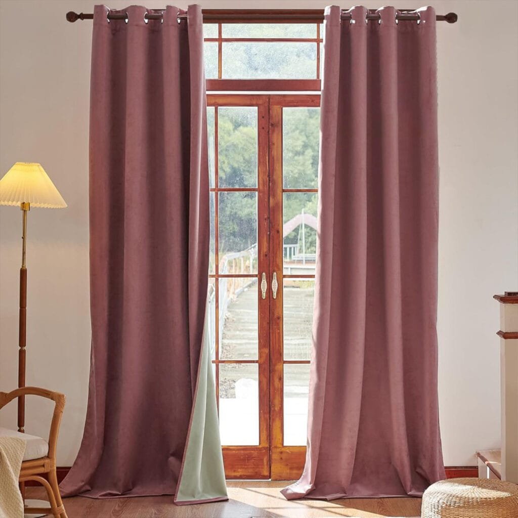 Composite Velvet Curtains – 100% Blackout with Brushed Backing - Dairui ...